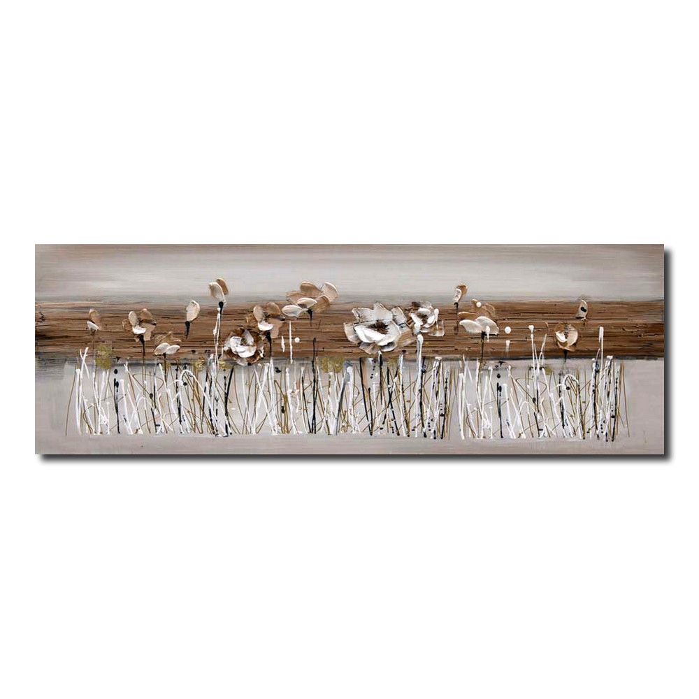 tableau_paysage_fleur_horizontal_taupe_03_2626 - Ambiance Cadres