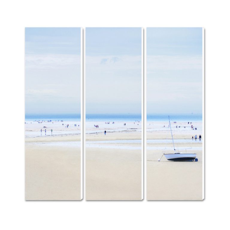 Déco murale thème mer Plage du Men Du -Triptyque sur toile - Ambiance ...