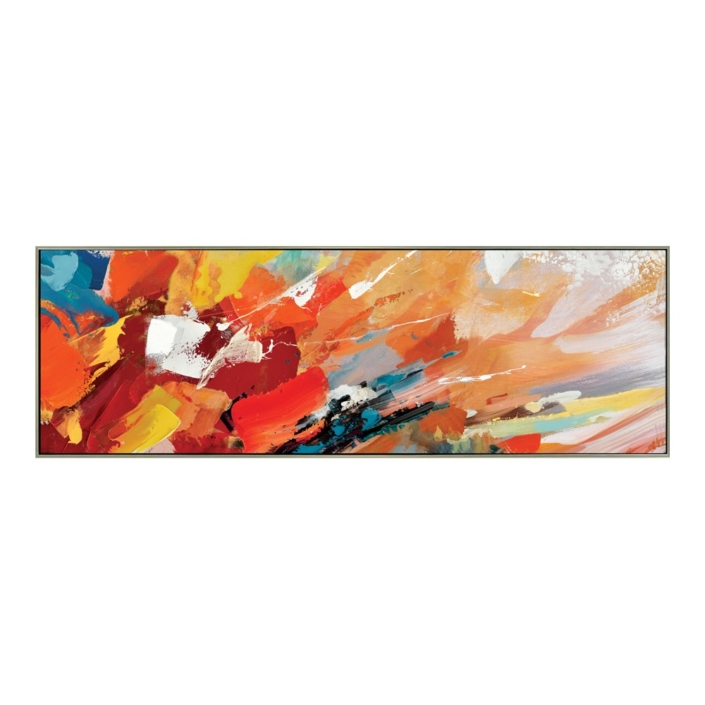 Tableau Rectangle Coloré Abstrait pour décorer votre maison