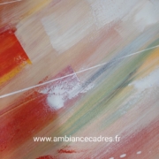 Tableau Rectangle Coloré Abstrait pour décorer votre maison