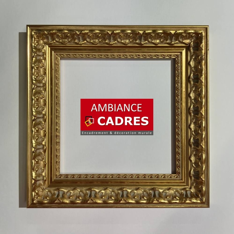 Cadre Baroque Doré pour Tableaux - Ambiance Cadres Quimper